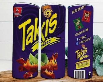 Takis STRAIGHT Full Wrap 20oz Skinny Tumbler PNG Digital Download - Etsy