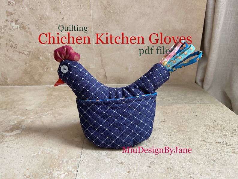 Downloadable PDF Sewing Pattern Quilting Kitchen Gloves - Etsy