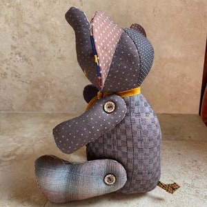 Patch Work Elephant Stuffing Doll Sewing Pattern, DIGITAL PDF FILE - Etsy