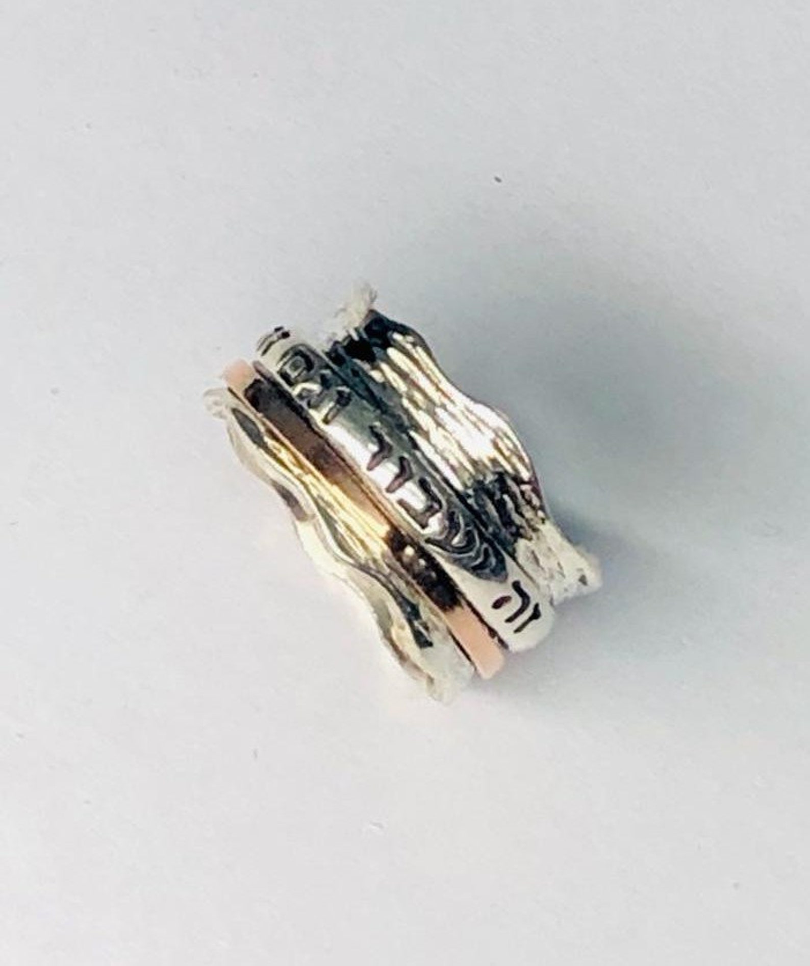 Gam Zeh Ya'avor Ring This Too Shall Pass Ring Hebrew | Etsy