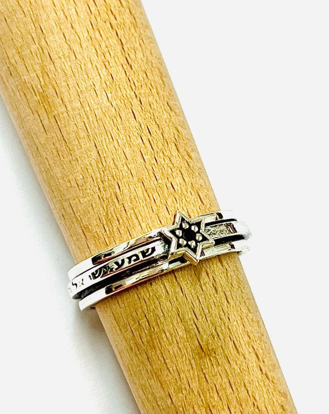 Silver Shema Israel Ring, Silver Jewish Ring, Kabbalah Ring, Jewish ...