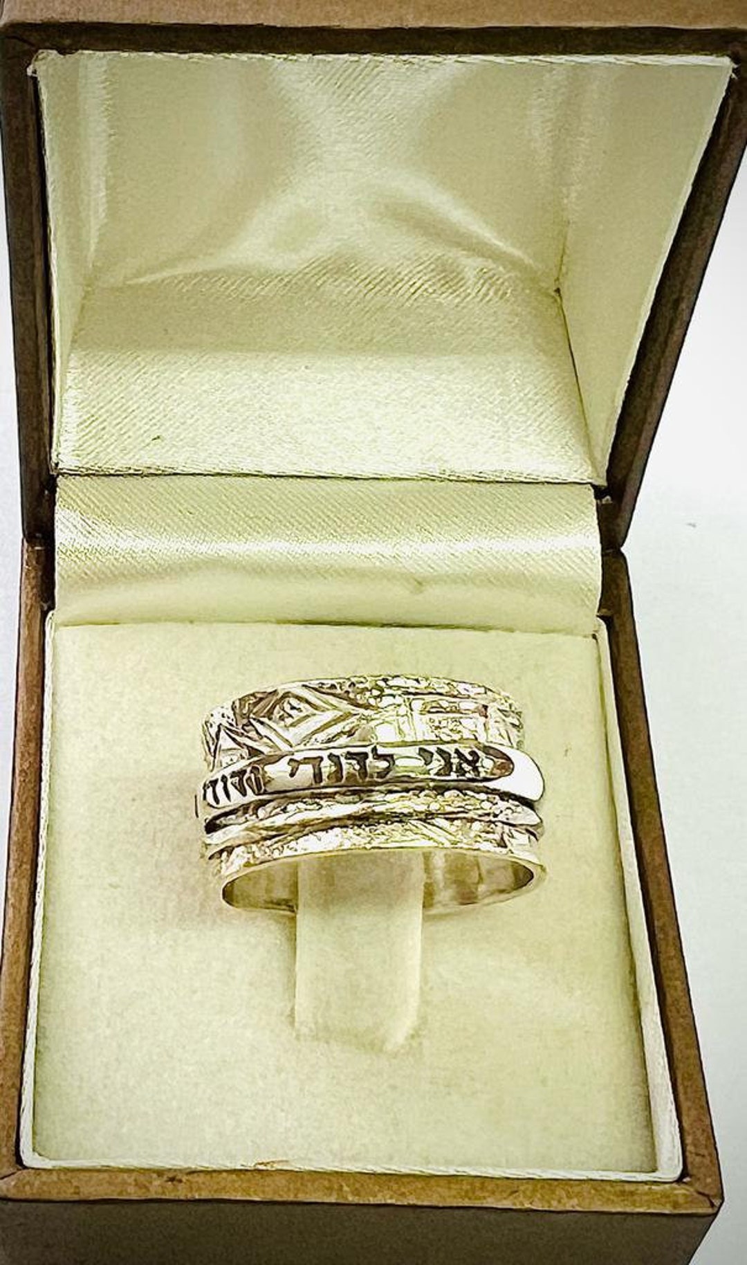 I Am My Beloved Ring, Ani Ledodi Ring, Sterling Silver Spinner Ring for ...