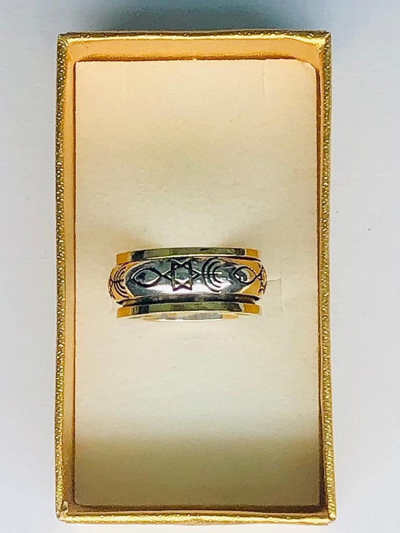 Messianic Ring David Star Menorah Fish Christian Ring Magen - Etsy