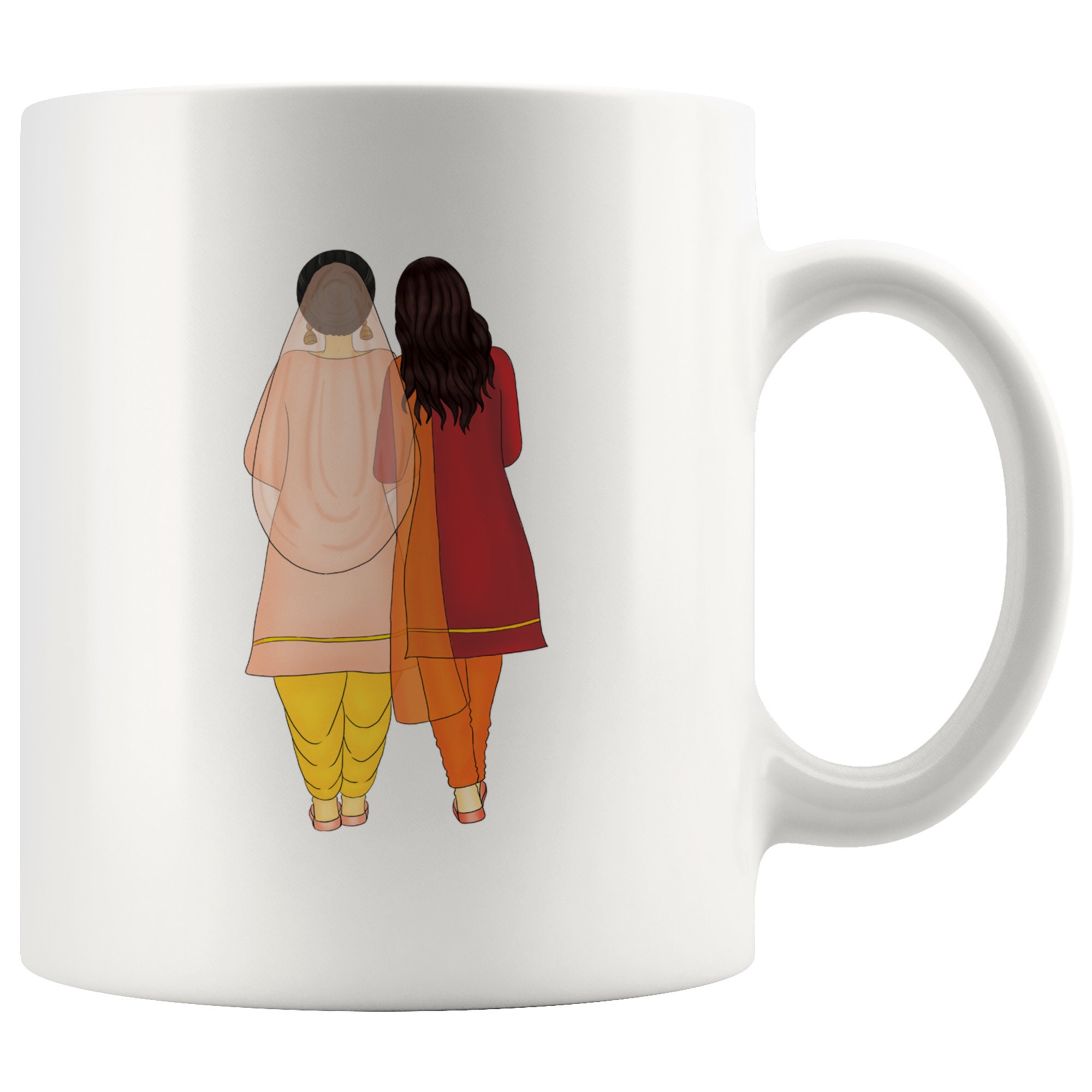 Mother & Daughters | Indian Family | Desi Mugs | Indian Mugs | South ...