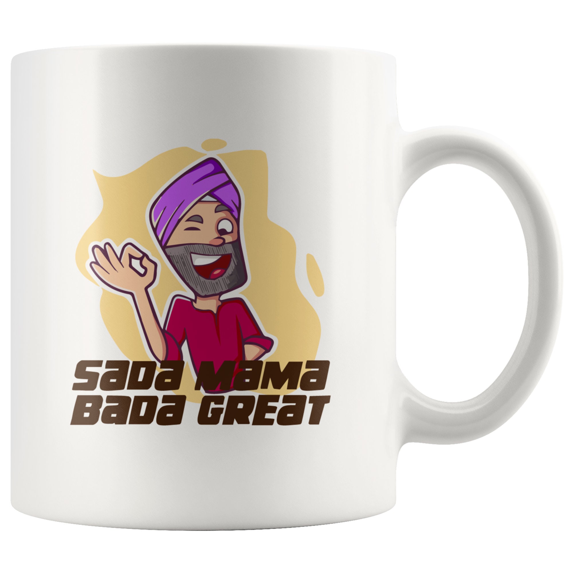 Sada Mama Bada Great | for Him | Unlce | Desi Mugs | Indian Mugs ...