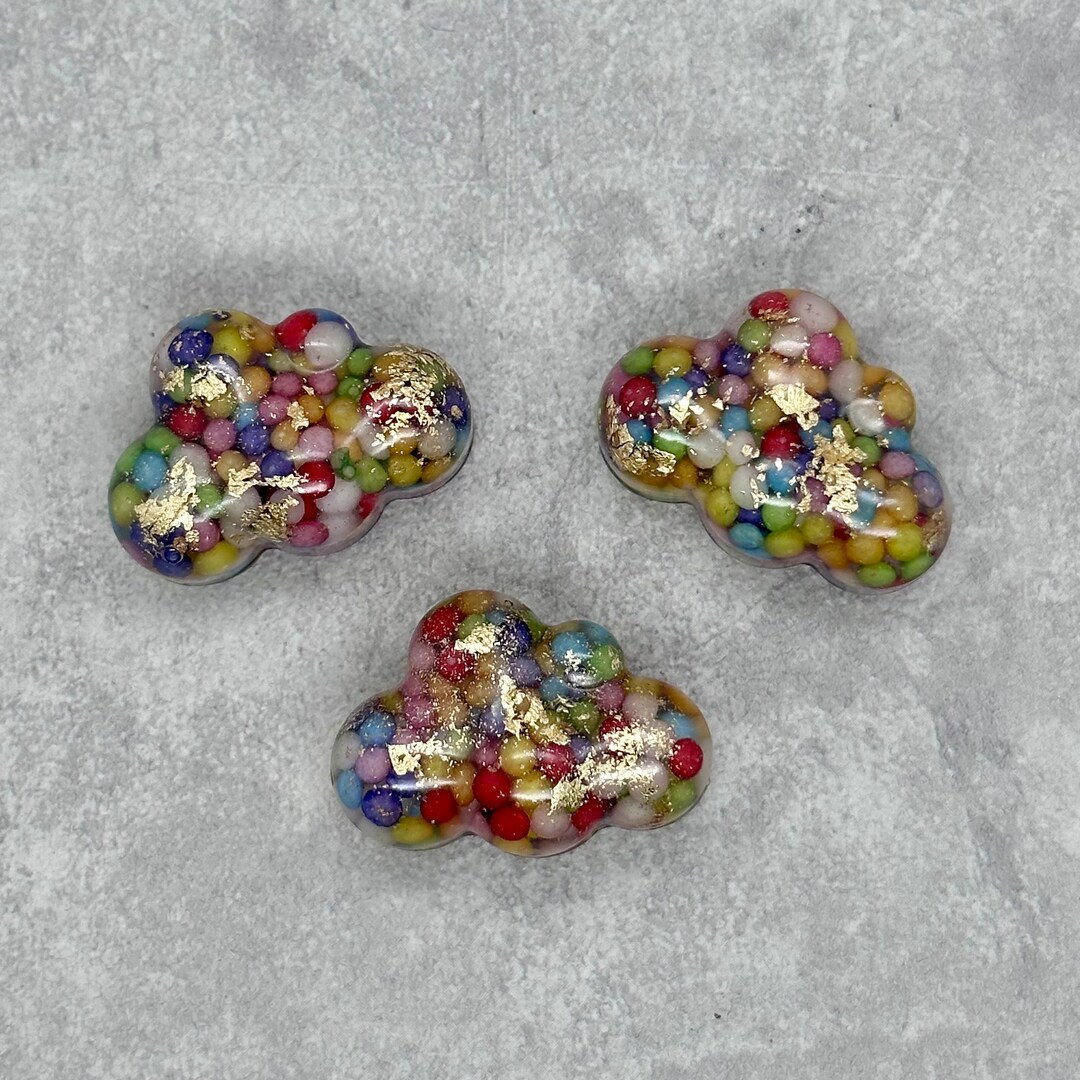 Colorful Cloud Magnets Made of Epoxy Resin, Handmade Refrigerator ...