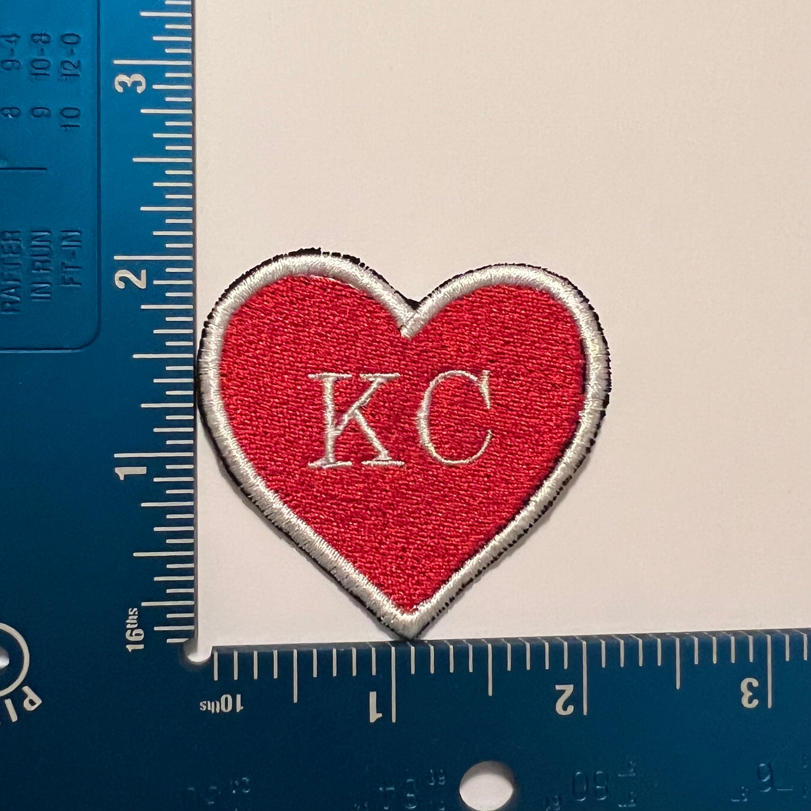 Embroidered Patch KC Heart KC Smiley Face Kansas City Missouri Kansas ...