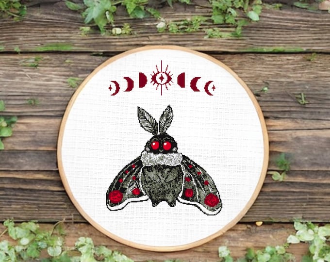 Cute Cryptid Mothman Enamel Pin Kawaii Mythical Creature, Creepy Cute ...