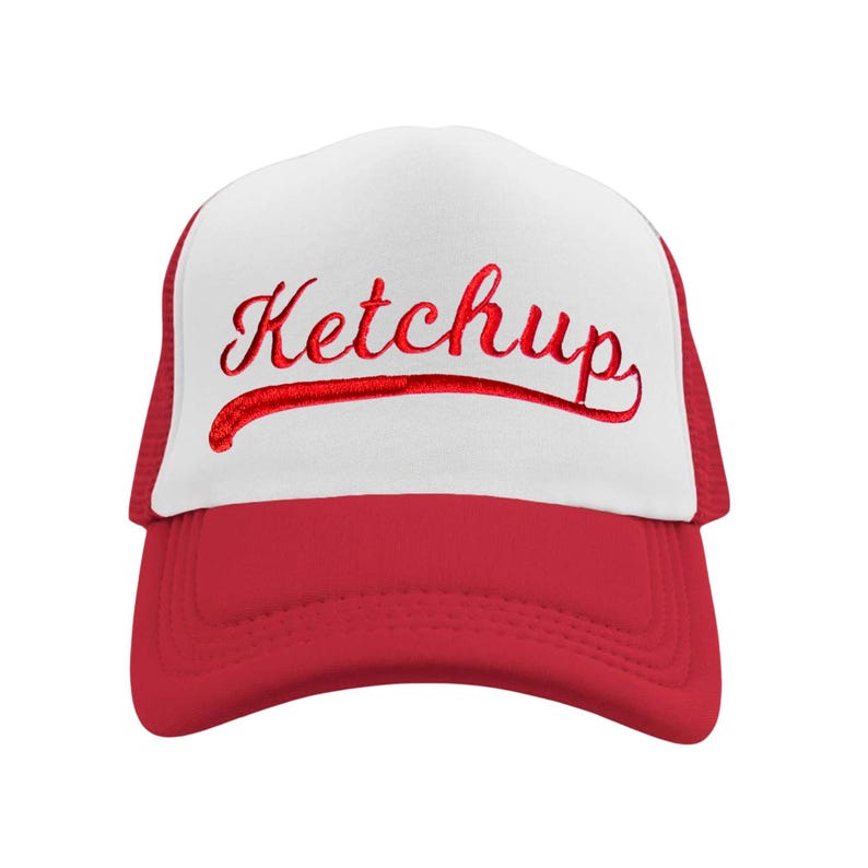 Hot Dog Race Trucker Hat • Ketchup • Mustard • Relish • KC Royals ...