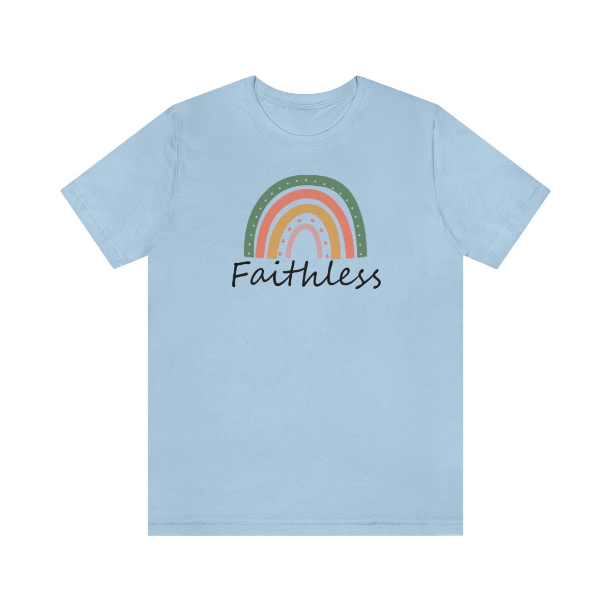 Faithless Boho Tee, Atheist Boho Shirt - Etsy UK