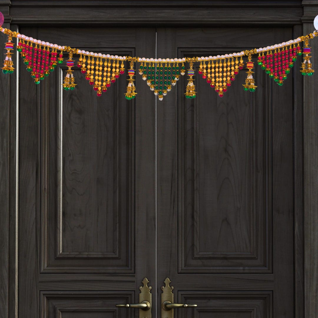 Multicolor Beads Toran for Entrance Door Toran Handmade Toran Work for ...