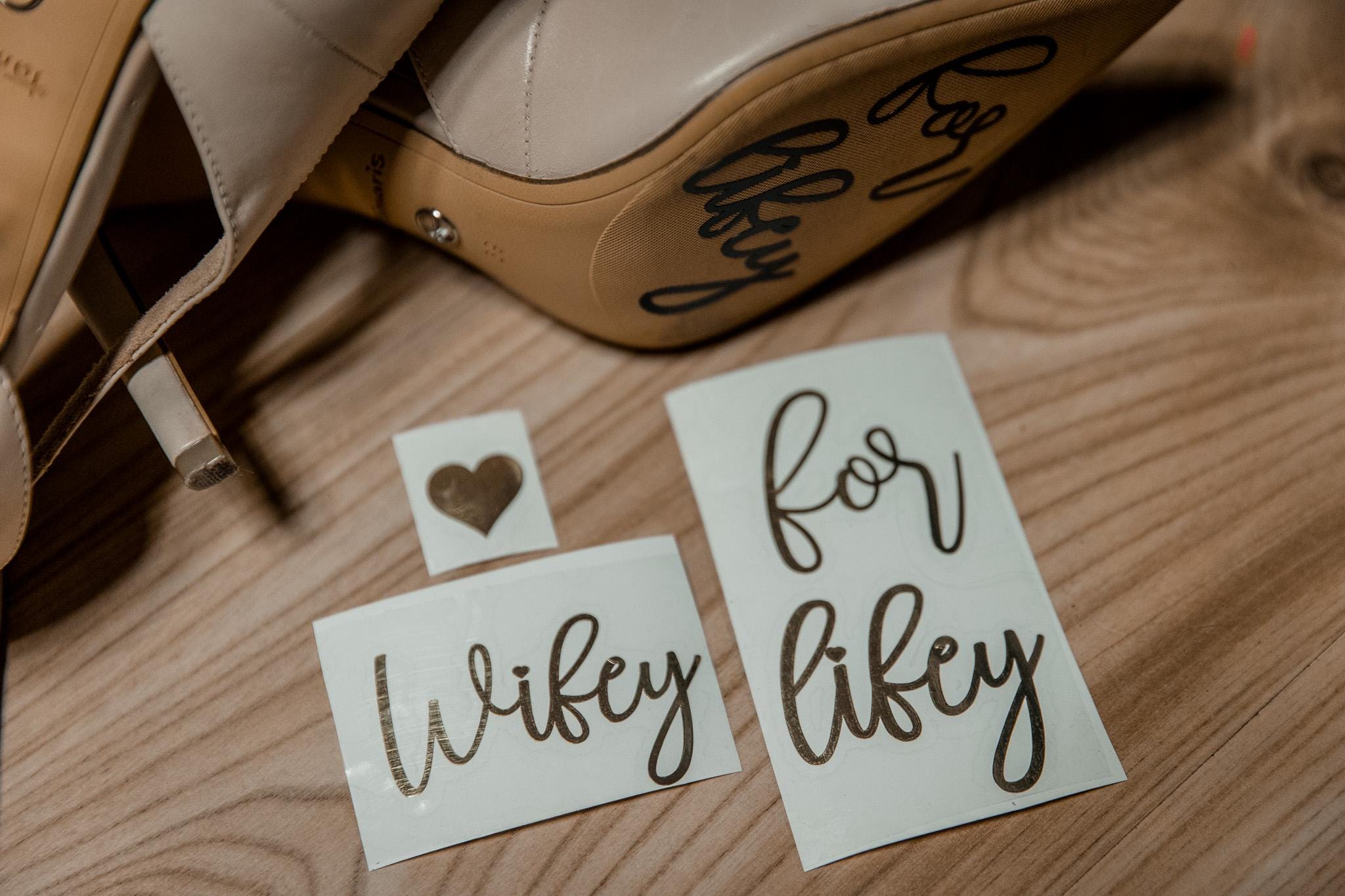 Wedding Shoe Decals, Calligraphy Font, Bride Accessories - Etsy