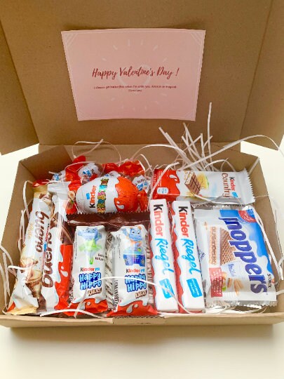 Hamper Box Kinder Surprise Box Candy Box Get Well Soon Hamper Cheer up ...