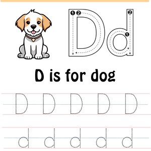 Alphabet Tracing Worksheet! All 26 Letters - Etsy
