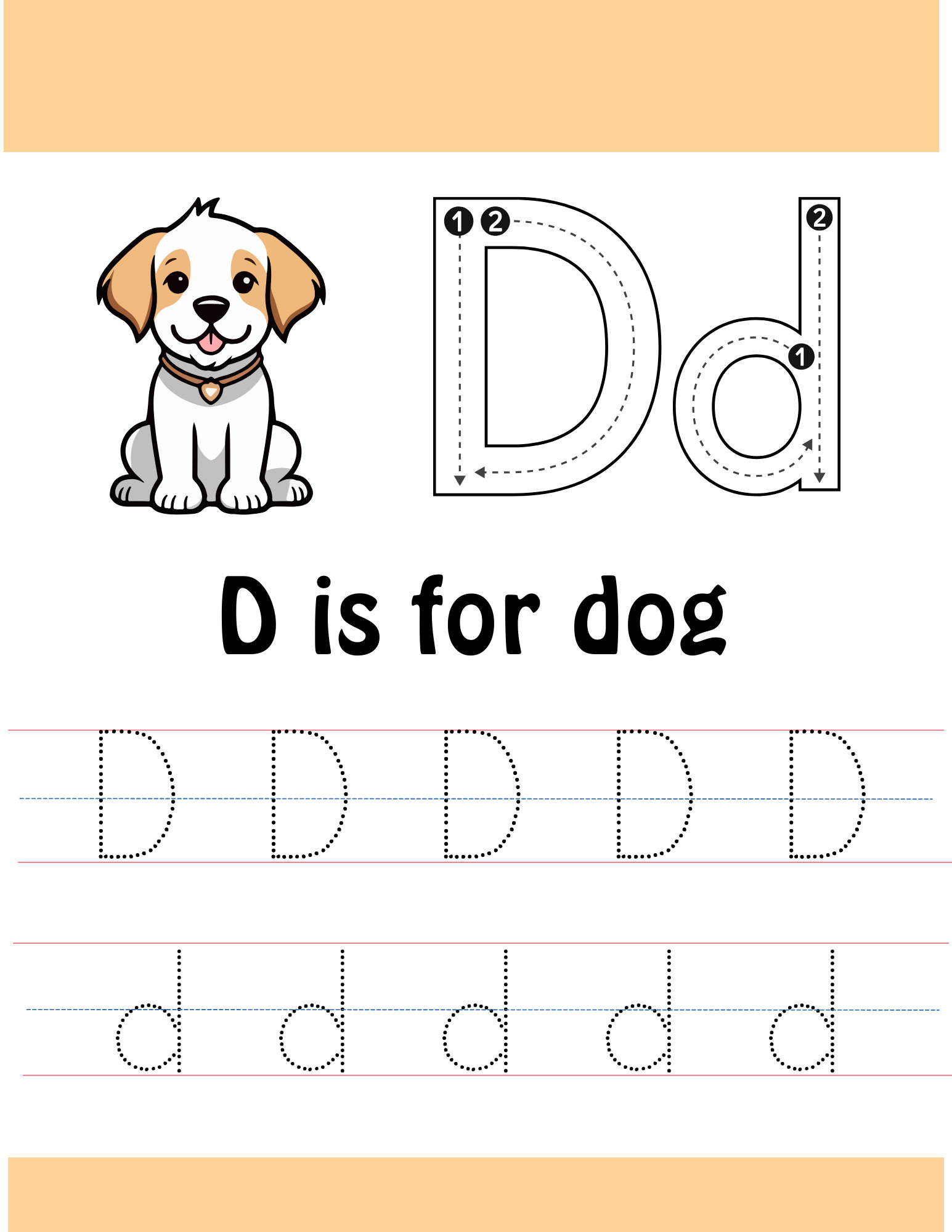 Alphabet Tracing Worksheet! All 26 Letters - Etsy
