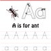 Alphabet Tracing Worksheet! All 26 Letters - Etsy