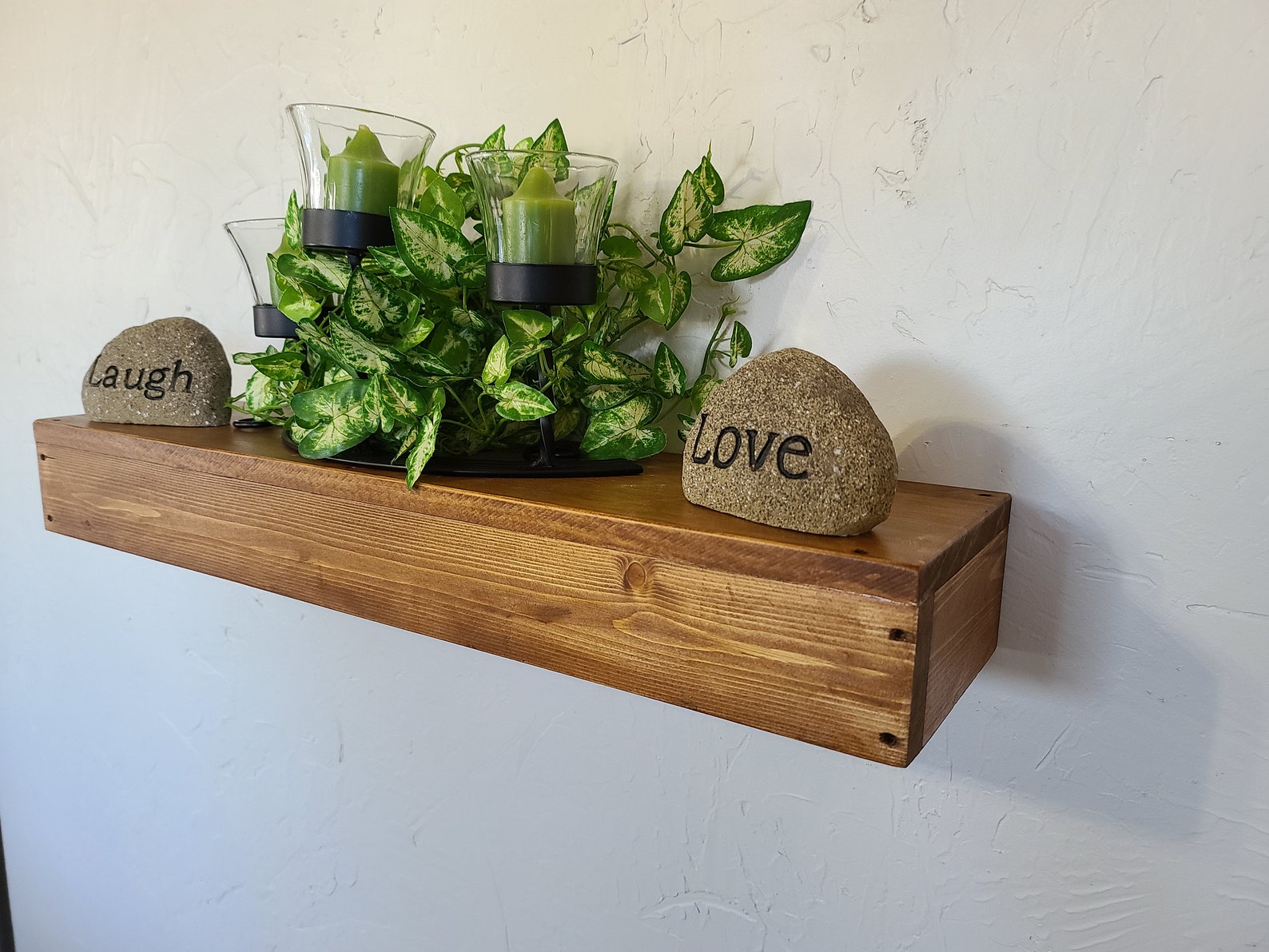 6inch Floating Shelf, Wooden Shelf, Rustic Floating Shelf, Handmade ...