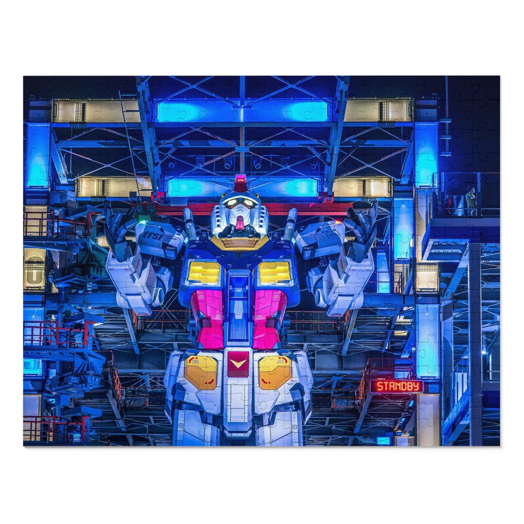 Giant Robot Jigsaw Puzzle With Tin | Fun Gift for Gamers | Unique Home ...