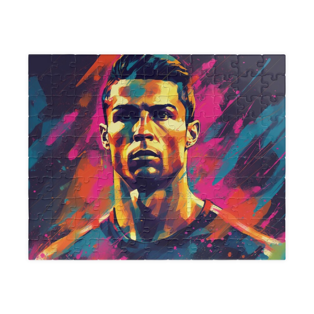 Cristiano Ronaldo Jigsaw Puzzle: Vibrant Athlete Gift - Etsy
