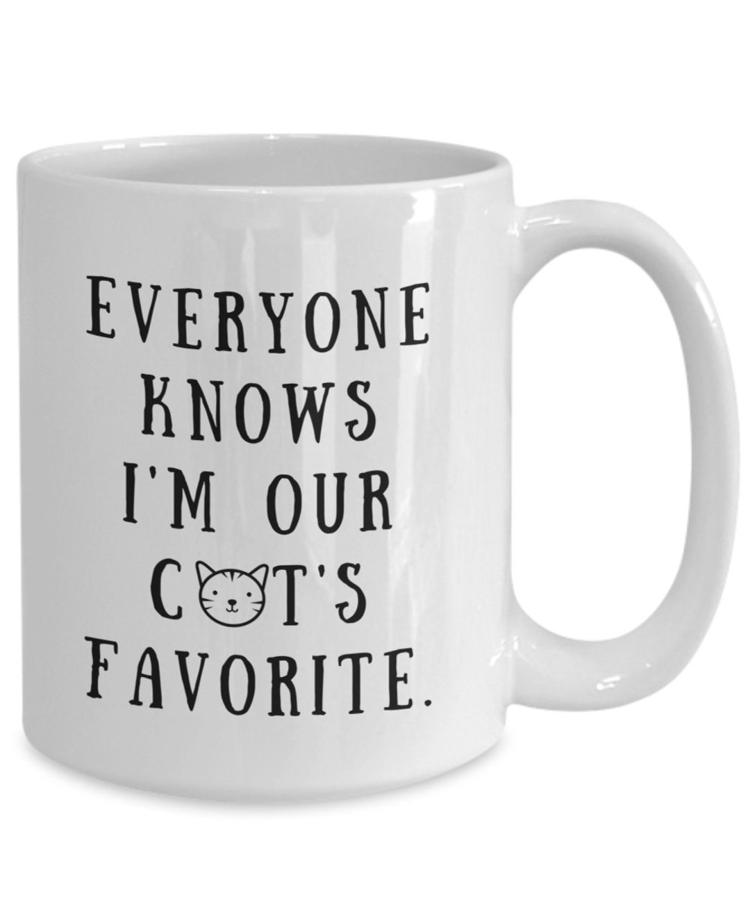 Cat's Favorite Person Mug Cat Lover Mug Cat Dad Mug Cat - Etsy