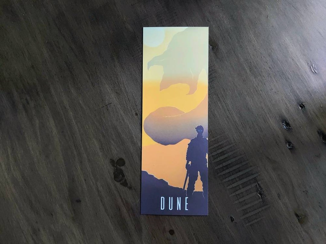 Dune Bookmark, Digital Download Only, Sandworm, Arrakis, Fremen, Paul ...