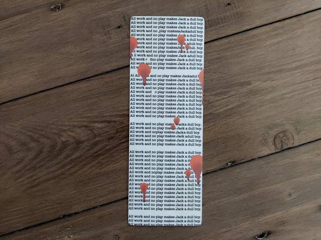 The Shining Bookmark, Digital Download Only, Stephen King Fan, Horror ...