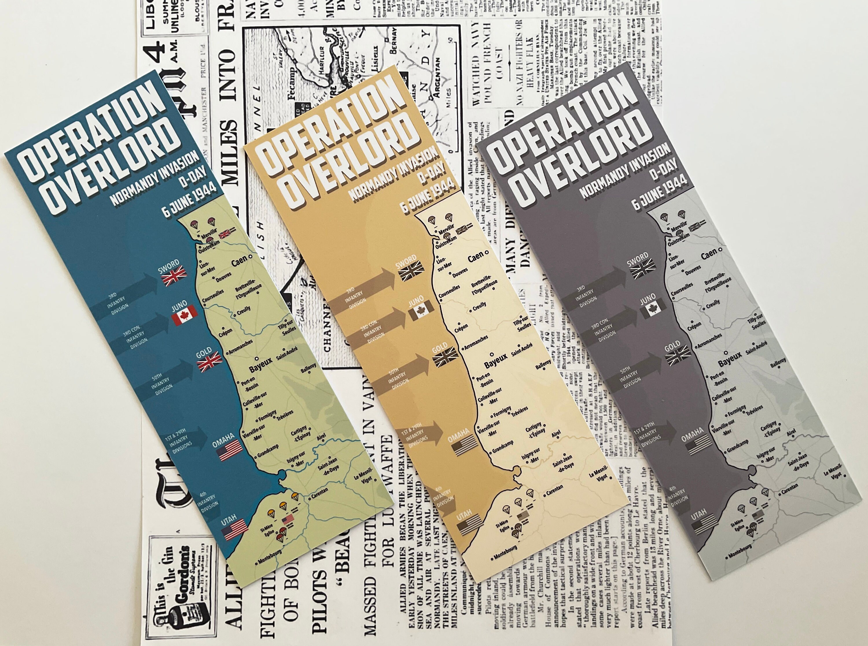 The Overlord 3 Bookmark Bundle World War 2 Bookmarks - Etsy UK