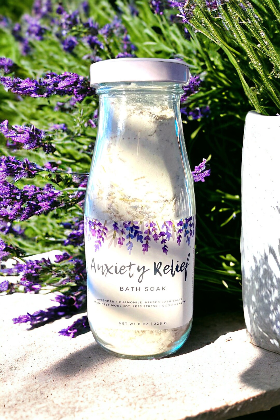 Anxiety Relief Bath Salts, Calming Bath Soak, Stress Relief Bath - Etsy