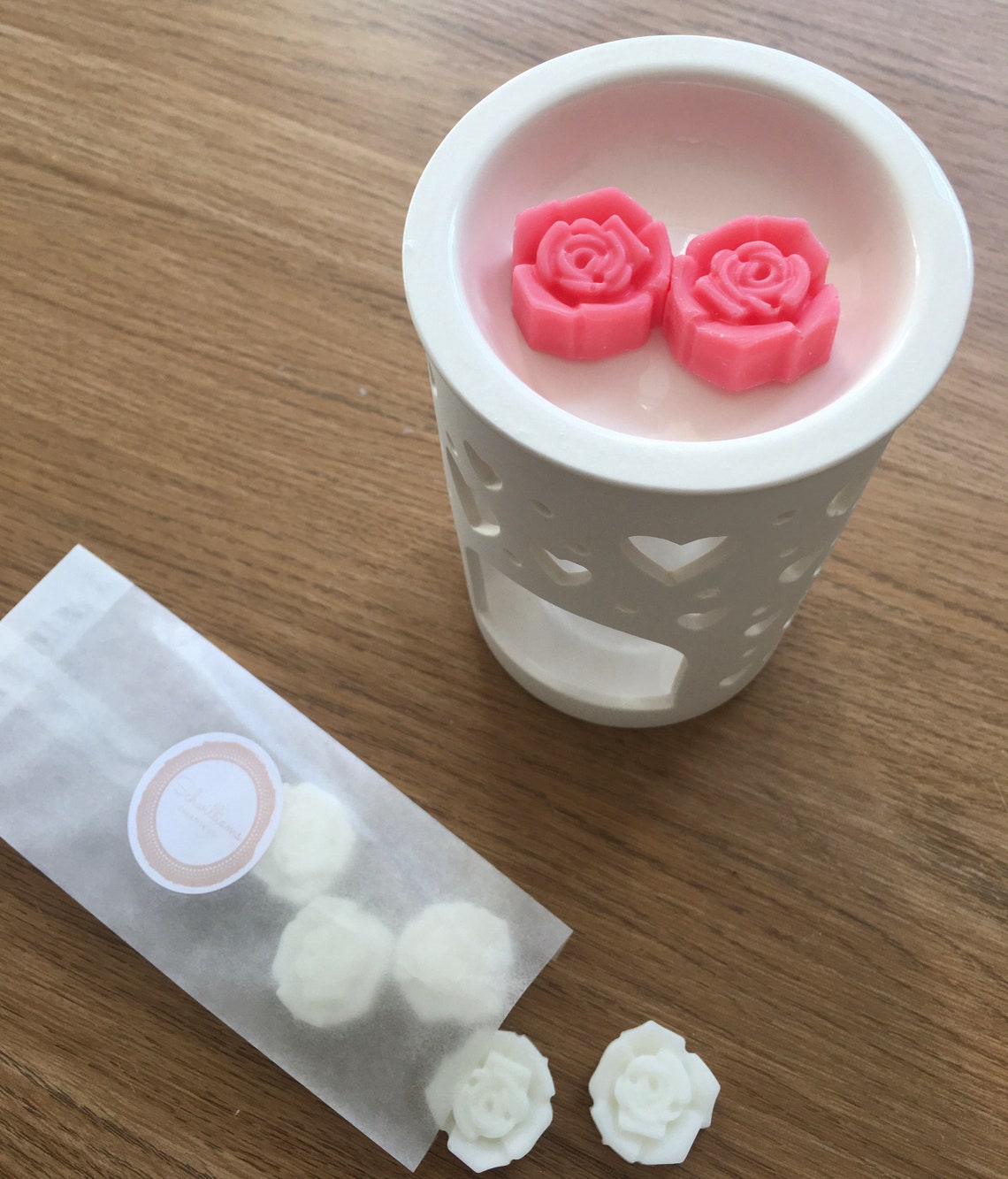Rose Wax Melts Set Of 15 Custom Scented Wax Melts Etsy