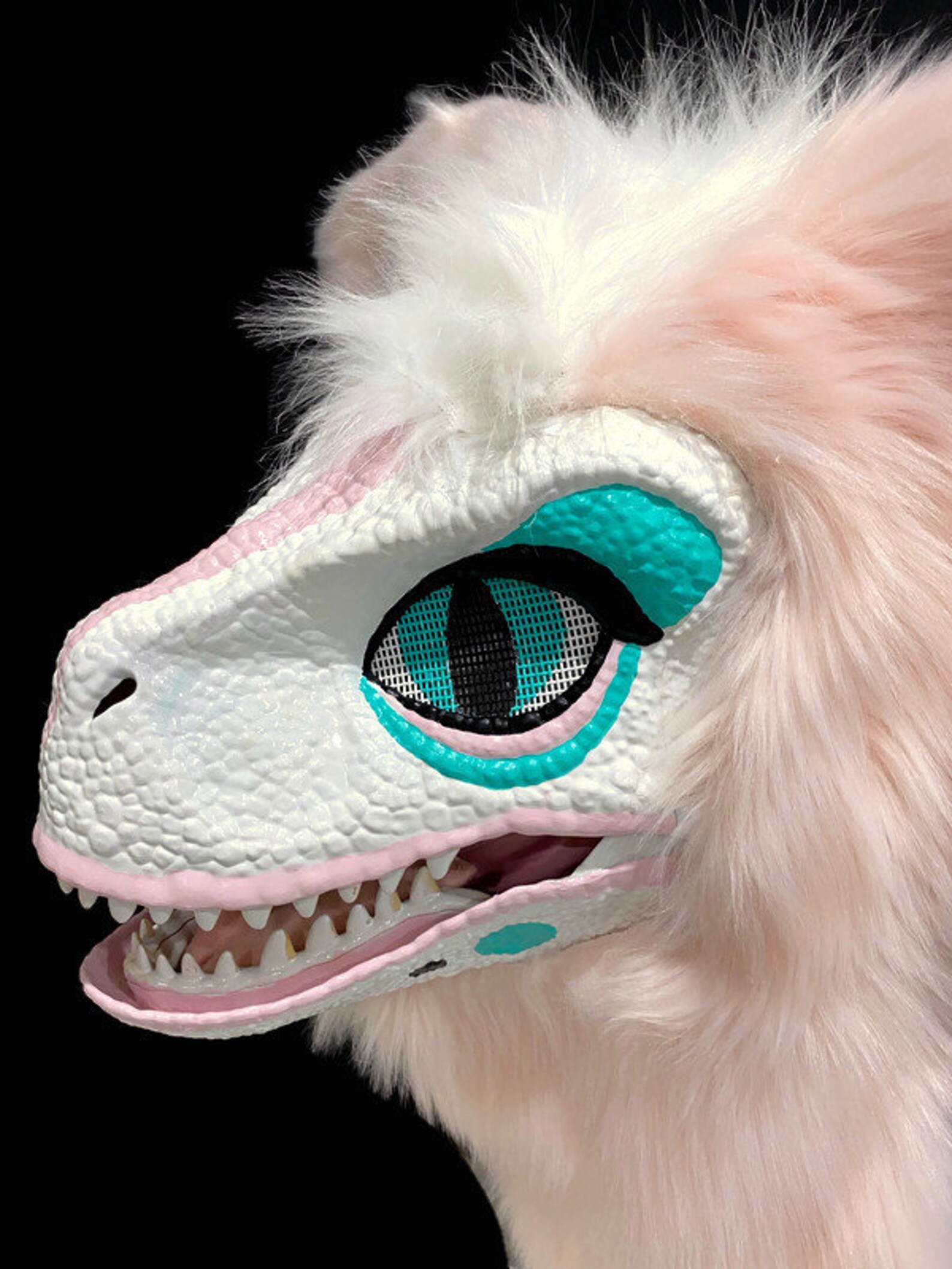 Raptor Dino Mask | Etsy