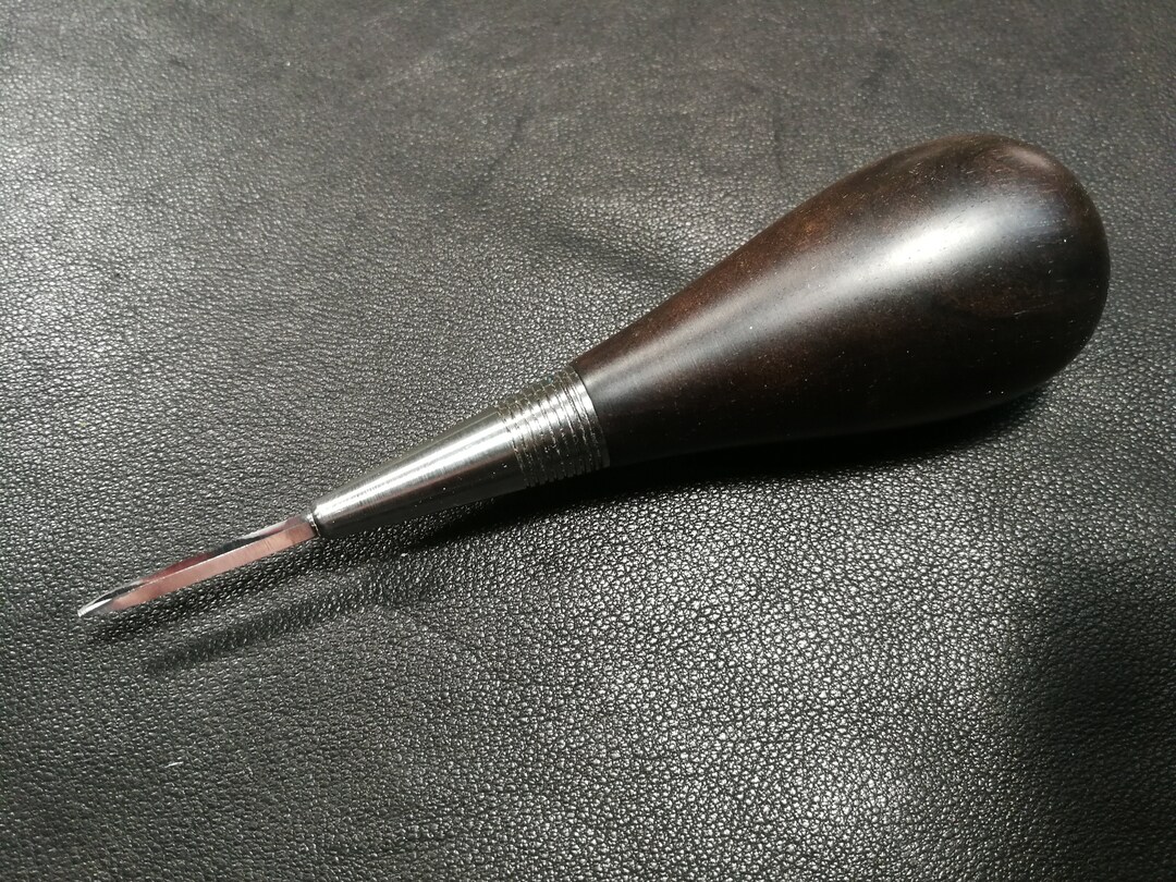 Sword Awl Made of Black Ebony Wood, Hand-turned, Awl is Sharp - Etsy