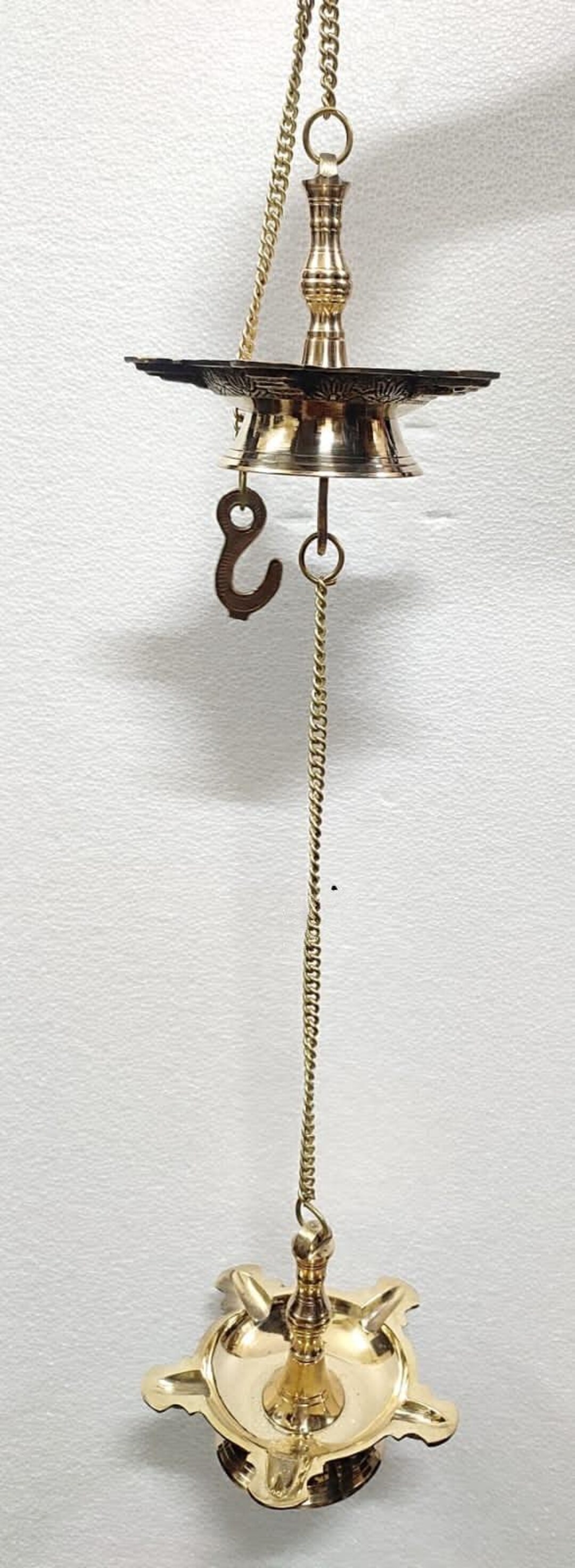 Brass Panchmukhi Hanging Diya / Deepam Vilakku - Etsy
