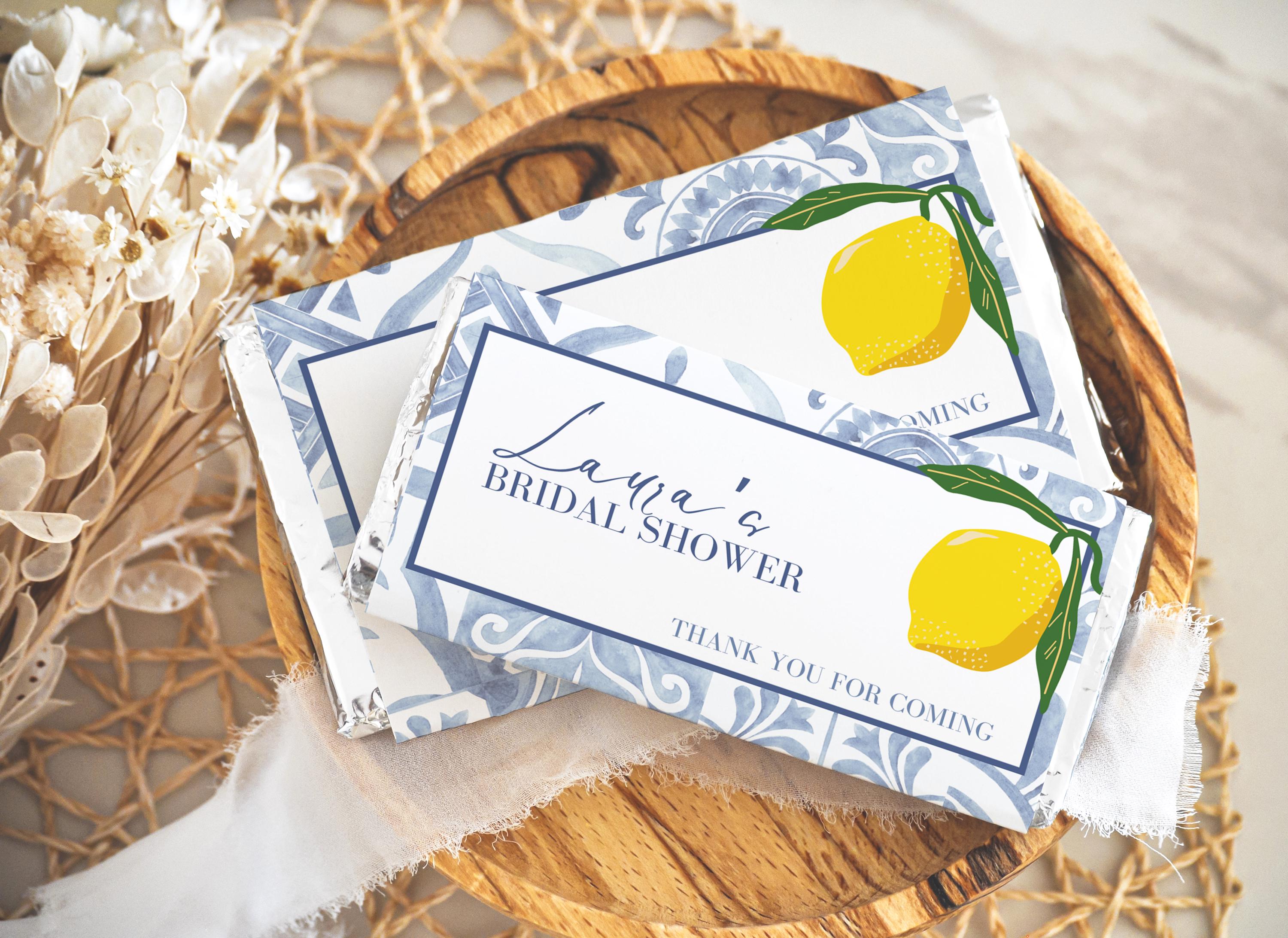 Bridal Shower Chocolate Bar Wrapper | Candy Bar Wrapper Template ...