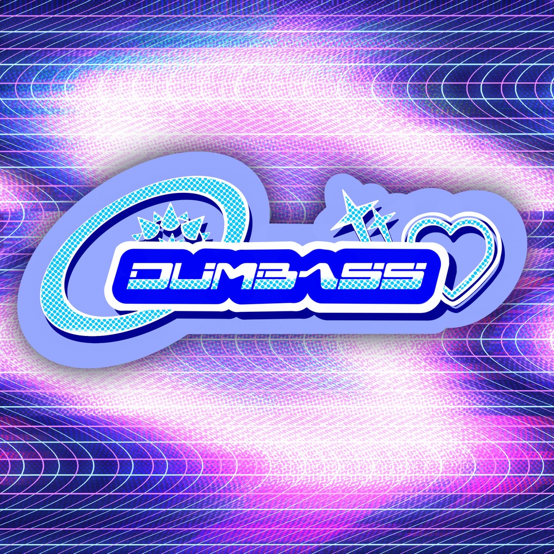 Funny Sticker Oddly Specific Cybercore Dumbass Holographic Vinyl Car ...