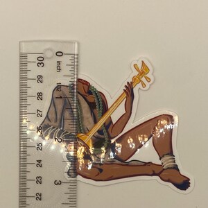 Black Myth Wukong Headless Monk Fanart Sticker: Waterproof Vinyl Decal ...