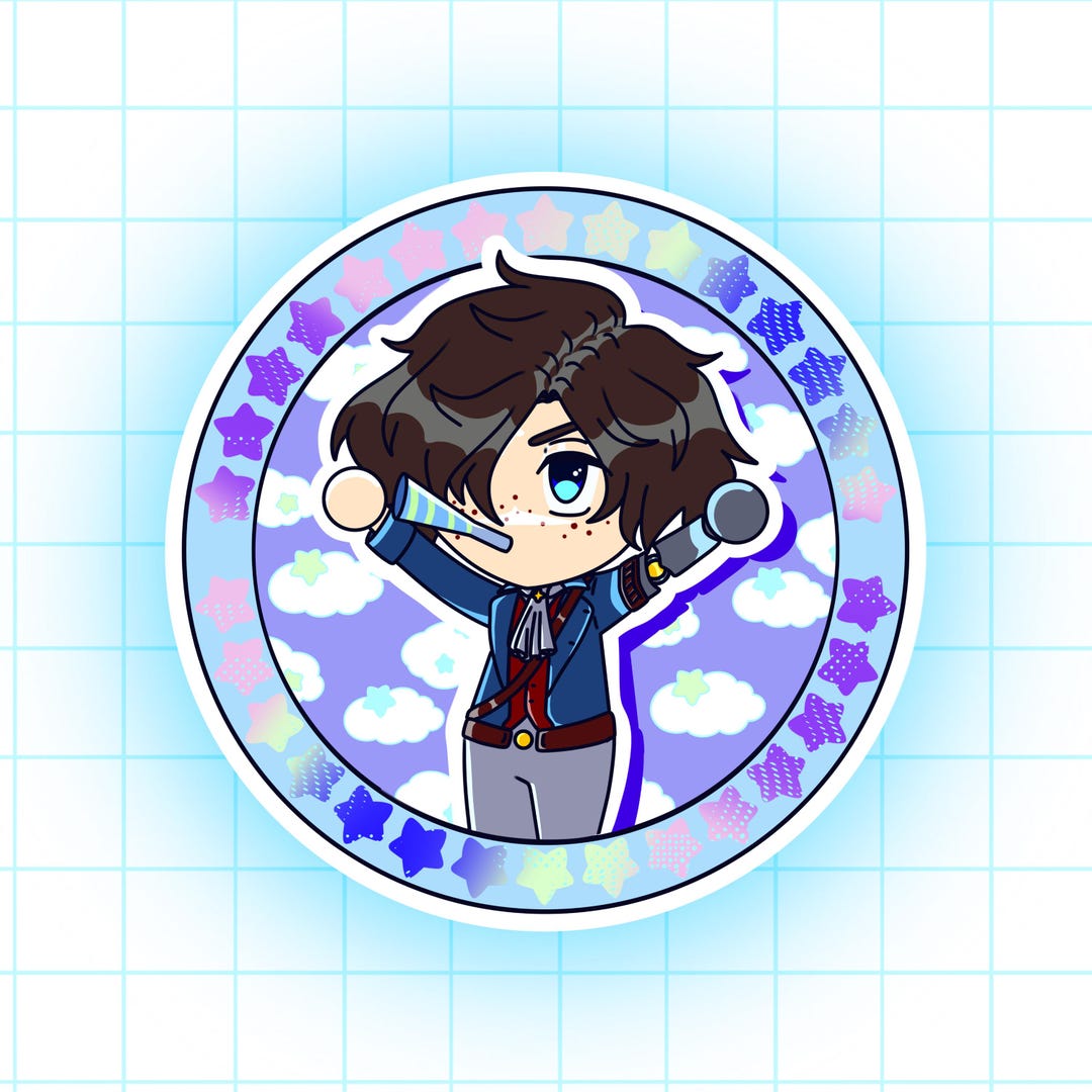 Lies of P Pinocchio Sticker: Holographic Chibi Vinyl Decal - Etsy