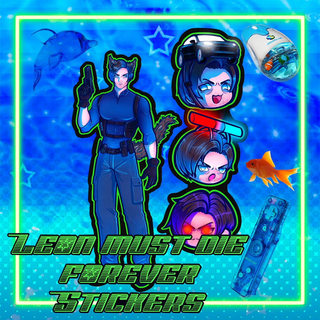 Stickers Leon Kennedy Resident Evil 9 Requiem Leon doit mourir pour ...