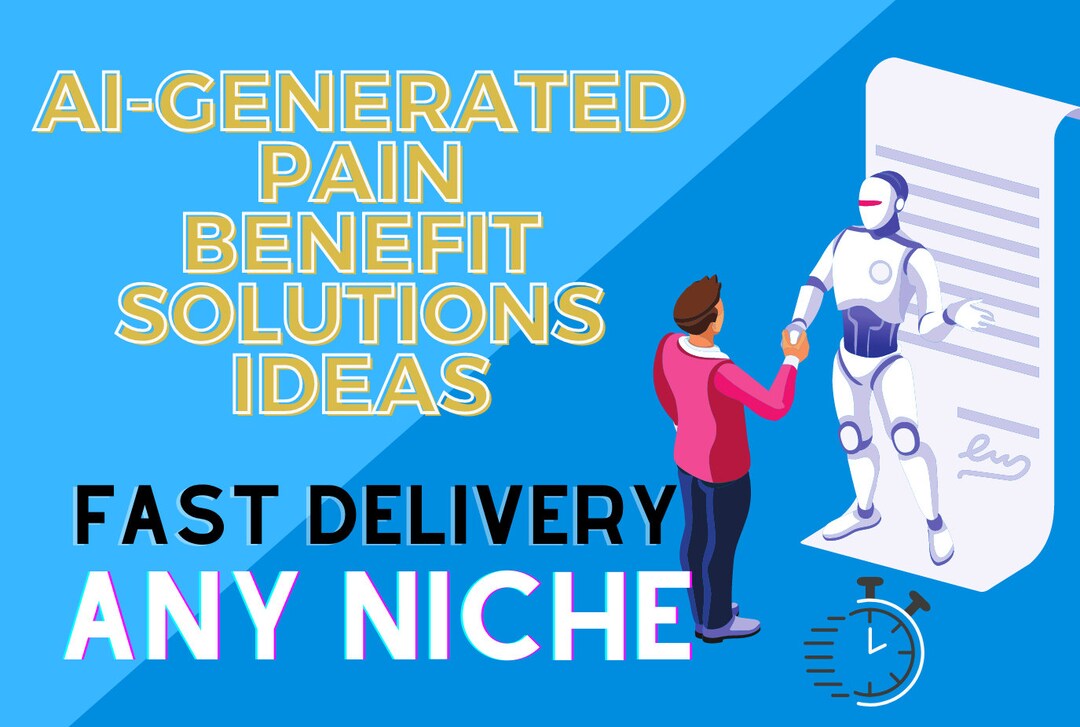 50 Custom Ai-generated pain-benefit-solution Ideas - Etsy