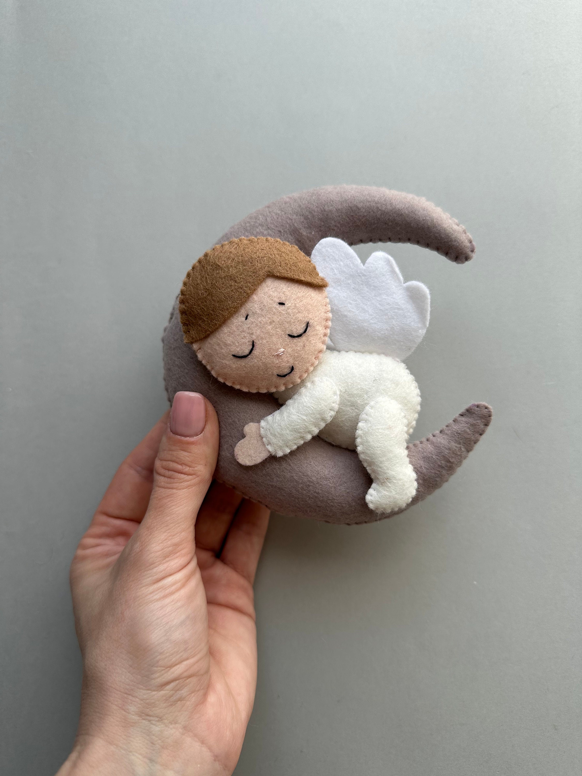 Baby Angel Ornament PDF Felt Sewing Pattern Nativity Ornament Cute ...