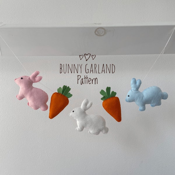 Rabbit Garland - Etsy