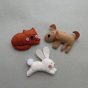 Set of 5 Pdf Pattern Pets,fanny Pets Pattern, Digital Download Cats Dog ...