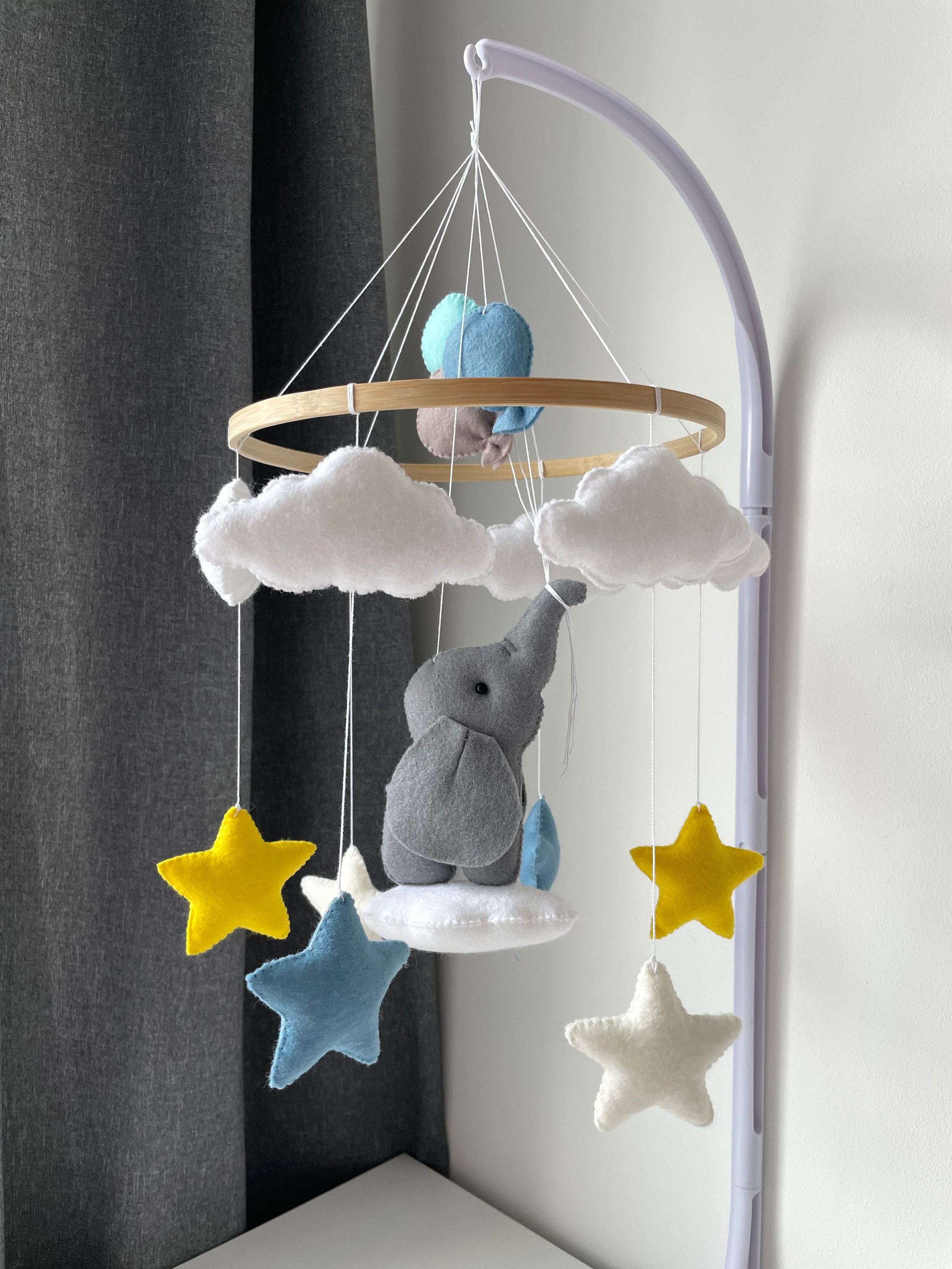 Elephant Ornament Felt Pattern Set of 4 PDF Pattern Elephant Decor ...