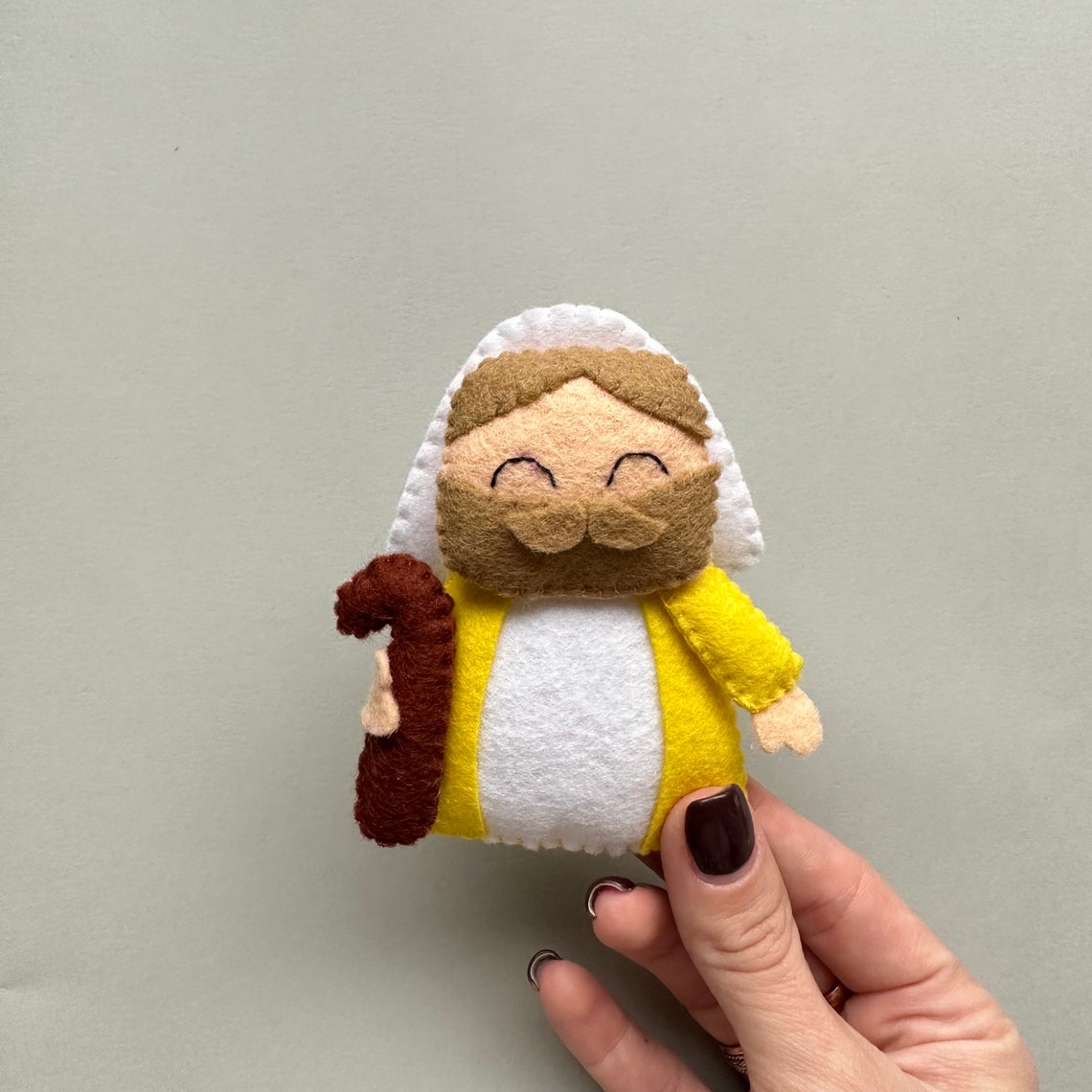 Set of 8 Pdf Pattern Nativity Scene Christmas Ornament Felt Sewing ...