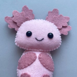 Axolotl PDF Pattern Axolotl Plush Felt Pattern Axolotl Ornament ...