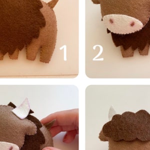 Sewing PDF Pattern Buffalo Australian Animals Digital Download Fanny ...
