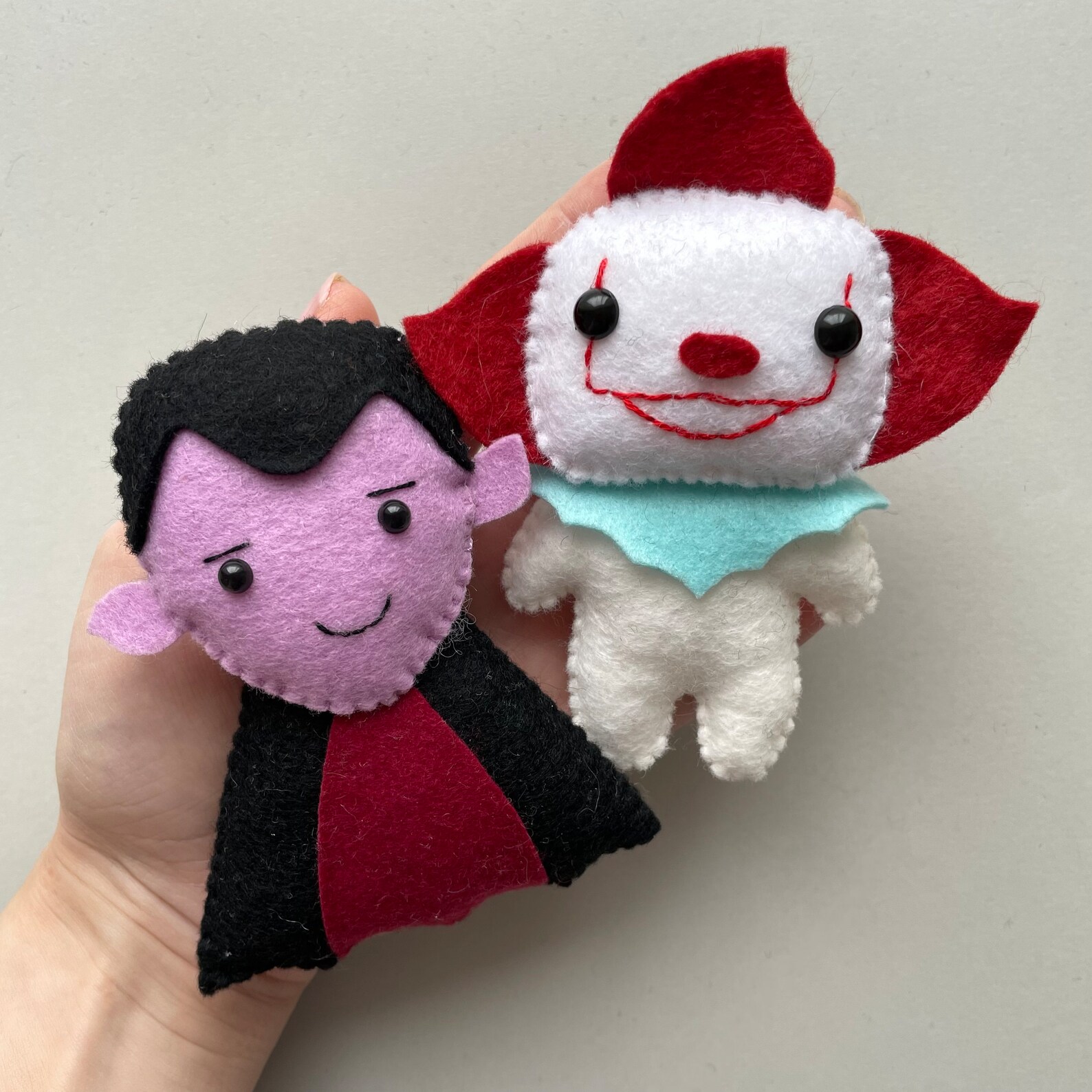 Set of 8 Halloween Pattern PDF Felt Halloween Ornaments DIY Halloween ...