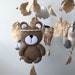 Set of 6 Pdf Pattern Woodland Baby Mobile Diy Tutorial Felt Animals ...