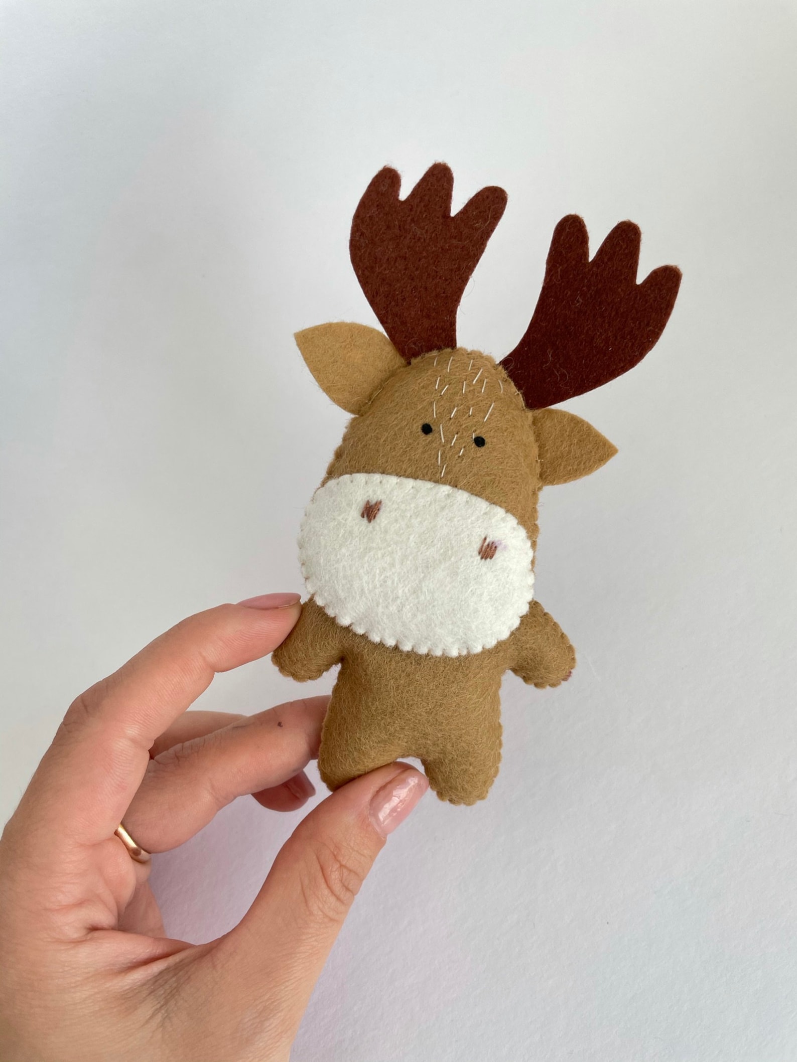 Felt Elk Pattern Felt Deer Sewing Pattern Deer PDF Tutorial | Etsy