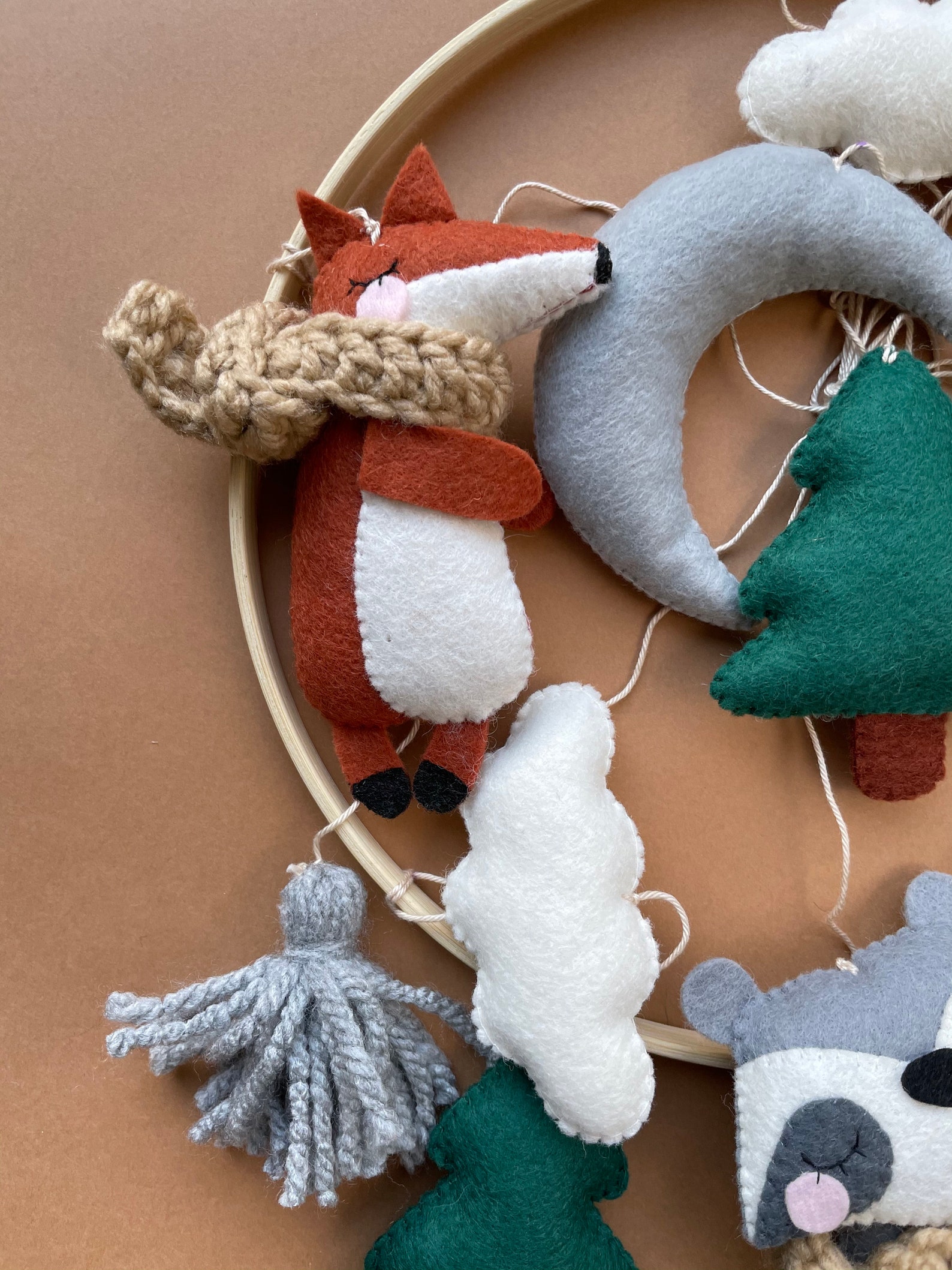 PDF Pattern Fox, Tutorial Fox, Nursery Decoration Fox of Felt, Easy ...