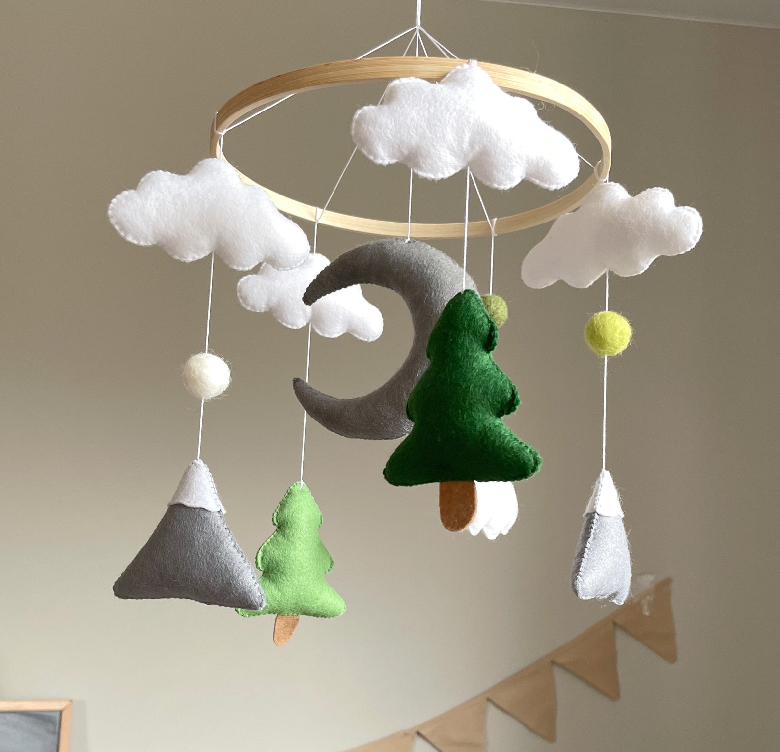 Make Your Own Baby Mobile Kit-sewing Pattern-craft Kit-felt - Etsy